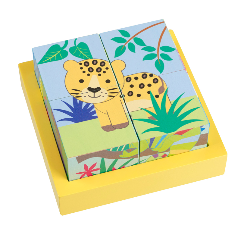 Jungle Animals Blocks - TumbleTots