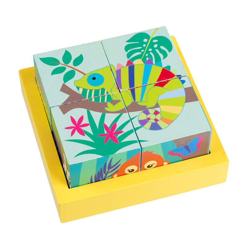 Jungle Animals Blocks - TumbleTots