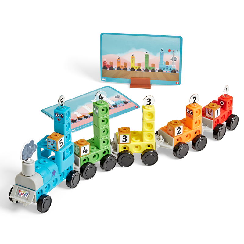 MathLink Cubes Activity Set NumberBlocks Express Train - TumbleTots