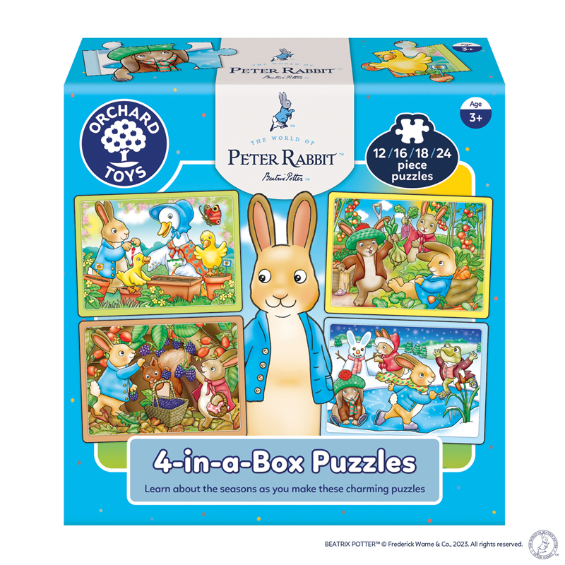 Peter Rabbit 4-in-a-Box Puzzles - TumbleTots