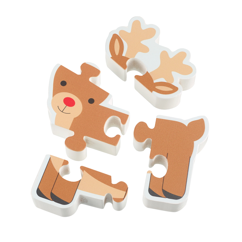 Rudolph Wooden Puzzle - TumbleTots