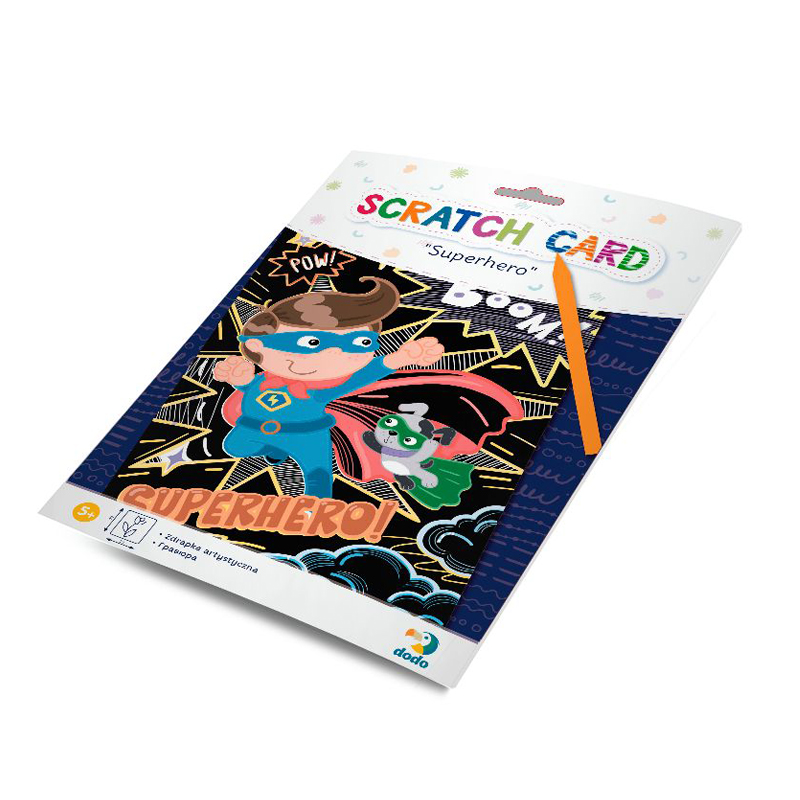 Scratch Card – Superhero - TumbleTots