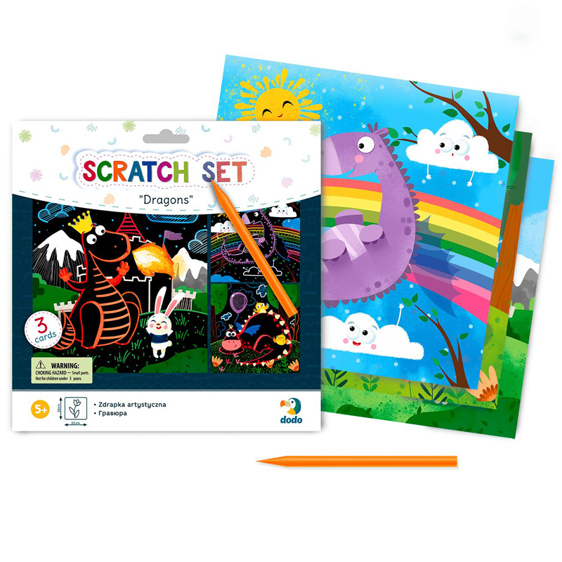 Scratch Set – Dragons - TumbleTots