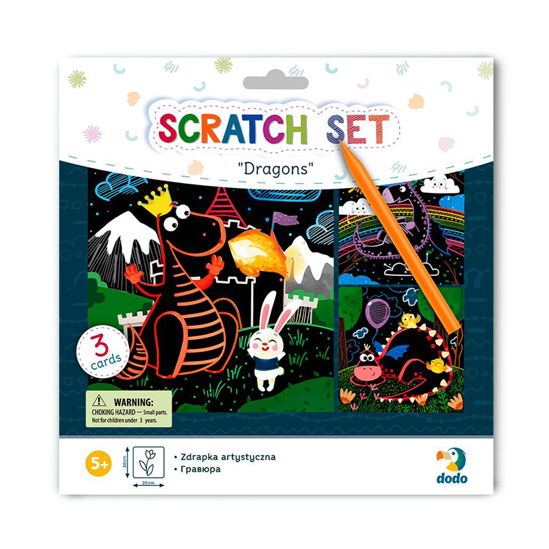 Scratch Set – Dragons - TumbleTots