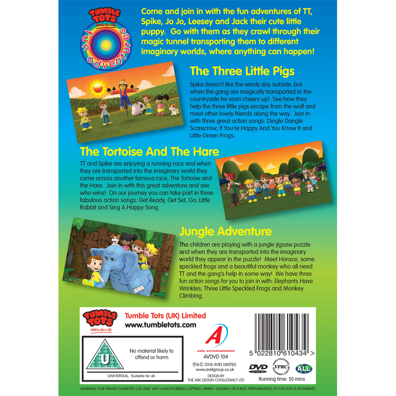 Tumble Tots Fun Adventures DVD - TumbleTots