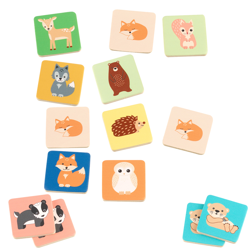 Woodland Animal Memory Game - TumbleTots